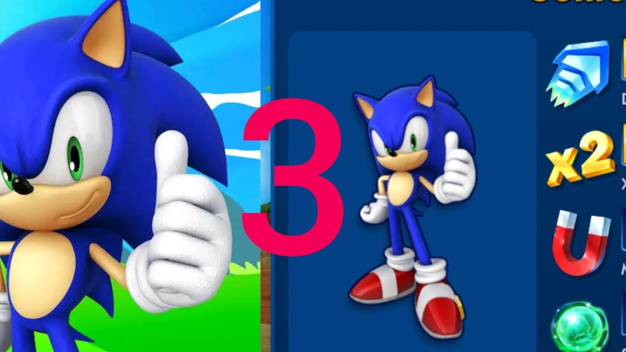 Sonic Dash Super Sonic Gameplay Part 3 - YouTube