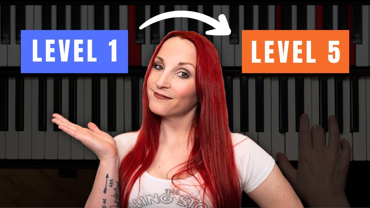5 Levels of Pop Piano Patterns - YouTube