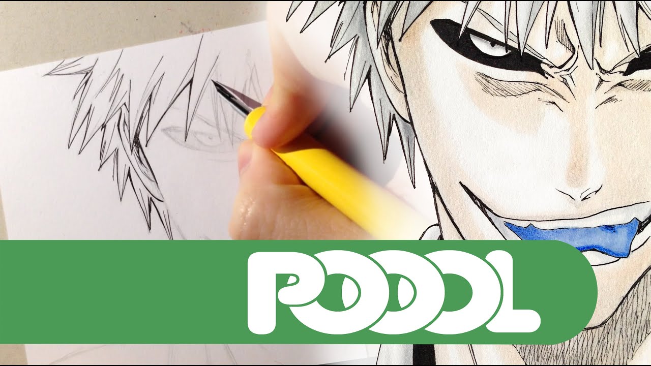 BLEACH - Ichigo Hollow Copic Speed Drawing - YouTube