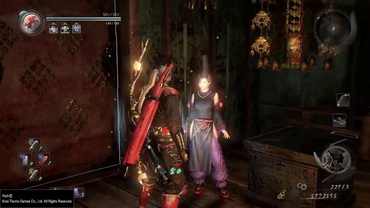 Nioh Exploding Tonfa Build - Way of The Demon [ Nue ] - YouTube