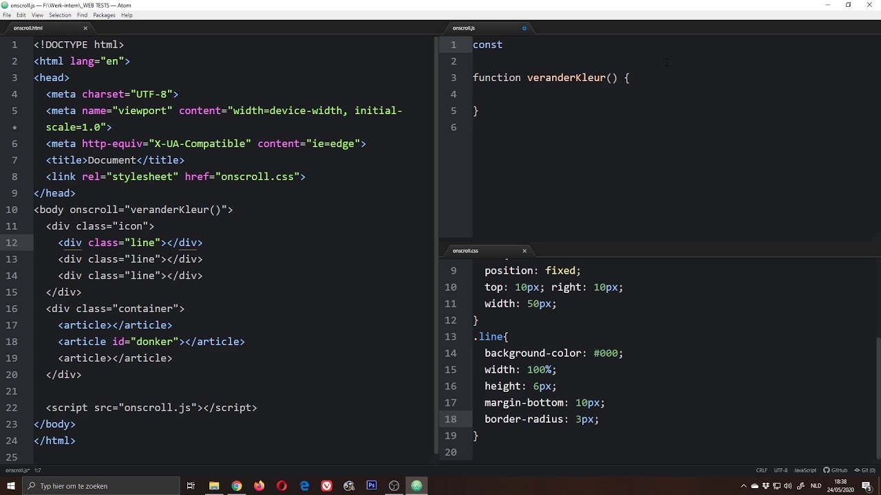 Webdesign Handleiding Javascript 7 1 Onscroll
