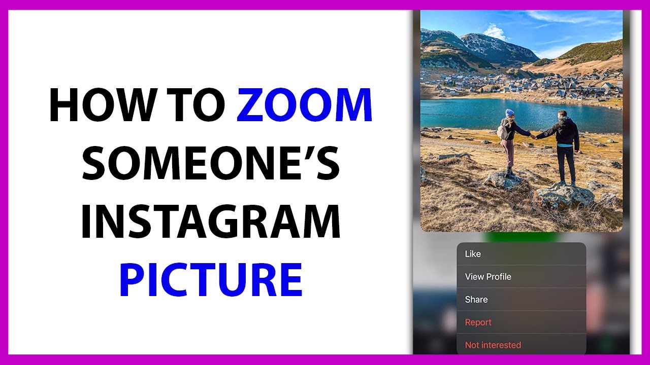 How to Zoom on Someone's Instagram Picture in 2024 - YouTube