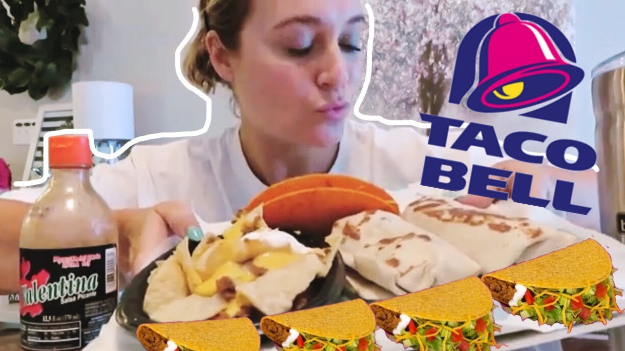 TACO BELL MUKBANG | EATING SHOW | MESSY EATING - YouTube