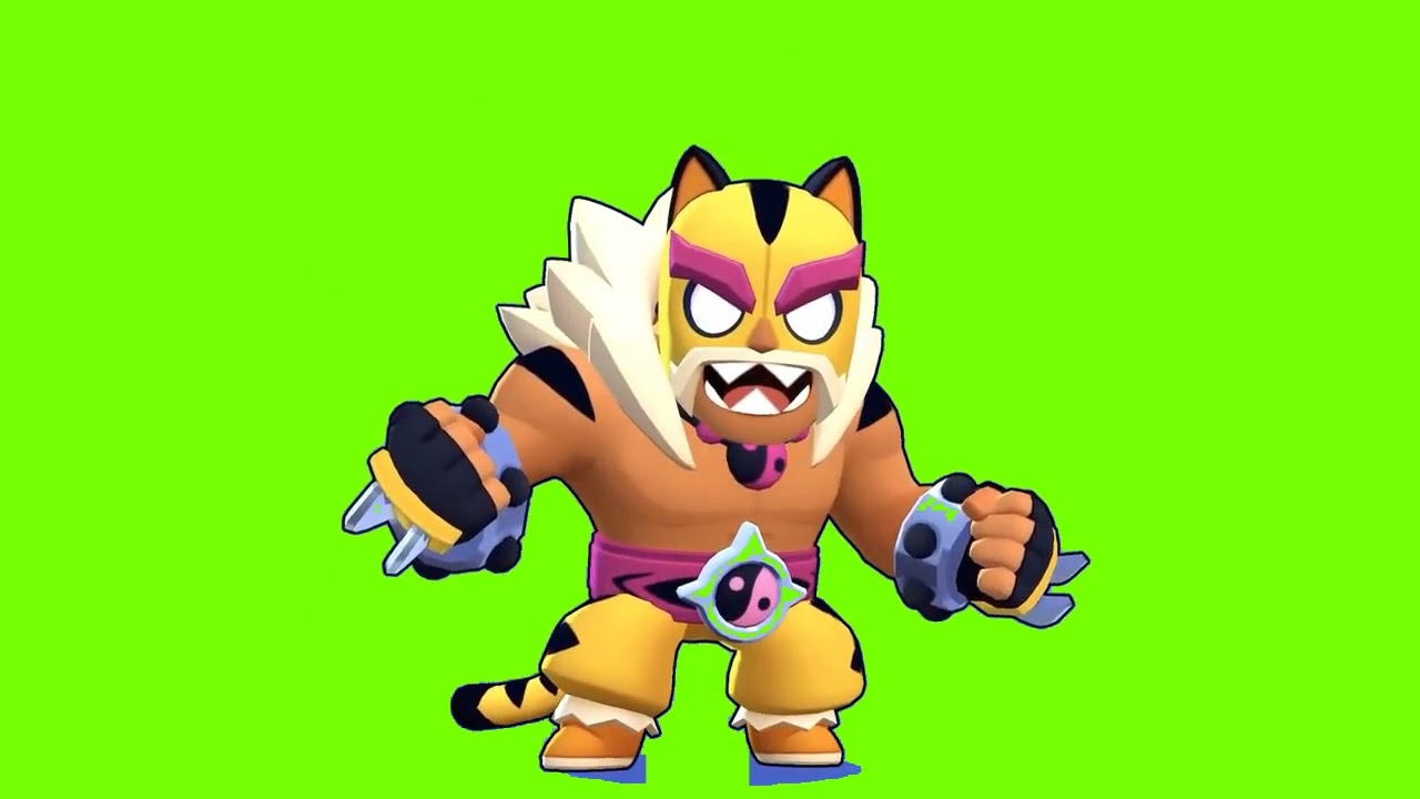Brawl Stars El Tigro Green Screen Youtube