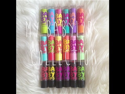 My Baby Lips Collection ♡ - YouTube