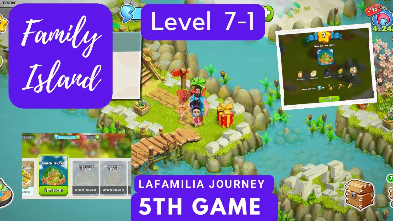 FAMILY ISLAND:I ENJOYED MY 5th GAME-Level -7/TORCH ISLAND FIRST TIME ...