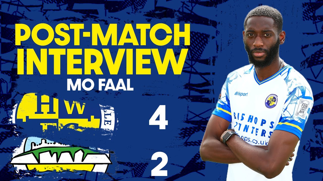 Muhammadu Faal | Post-Match Interview | Havant & Waterlooville 4 Dover ...