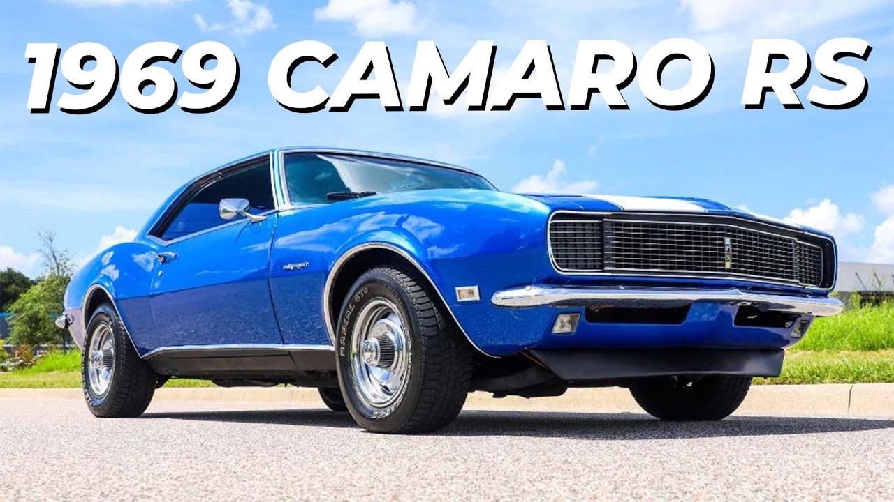 1968 CHEVROLET CAMARO RALLY SPORT BLUE - YouTube