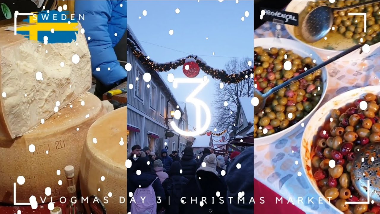 Christmas Market in Sigtuna, Sweden and First Advent Fika| Vlogmas Day ...