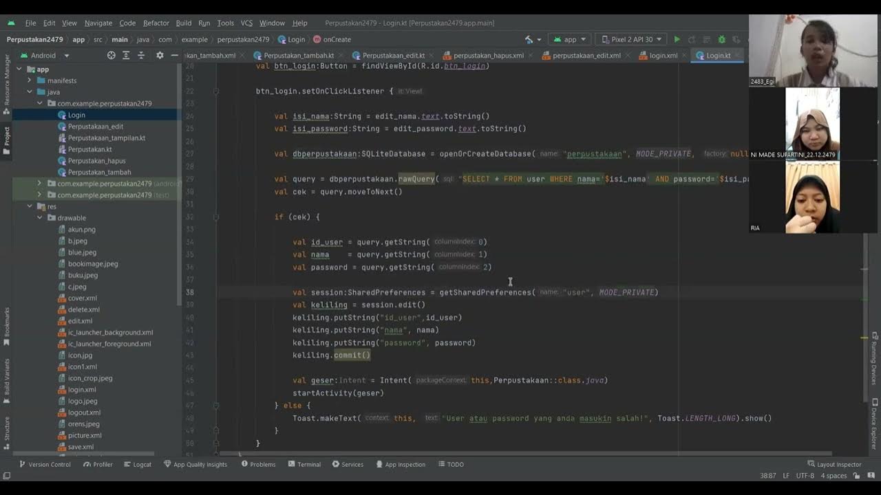 Aplikasi Sederhana Katalog Perpustakaan || Android Studio - YouTube