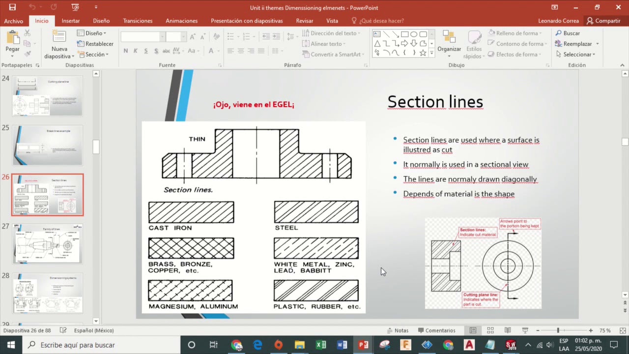 Acotación de pieza básica con solidworks, colocando datums y acabado ...