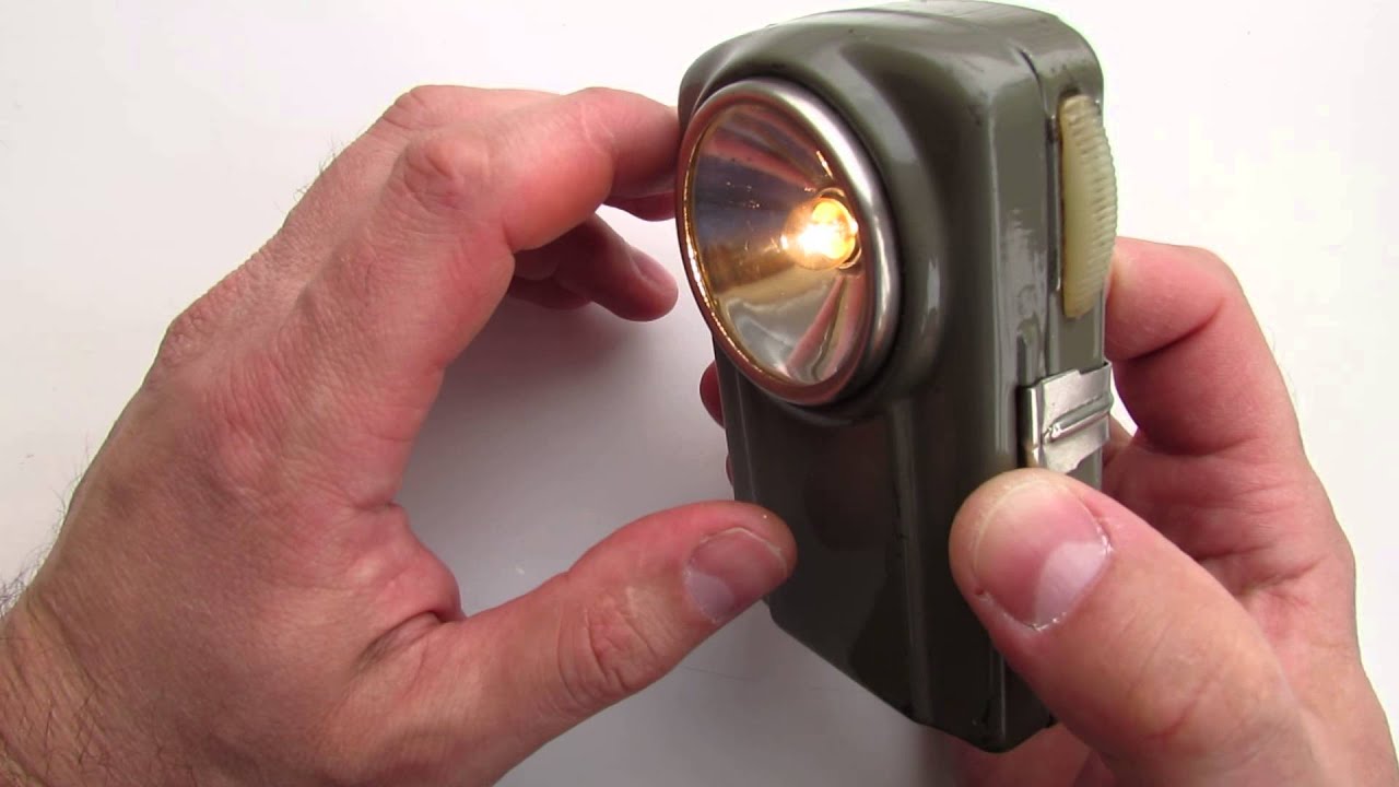 Old flashlight. - YouTube