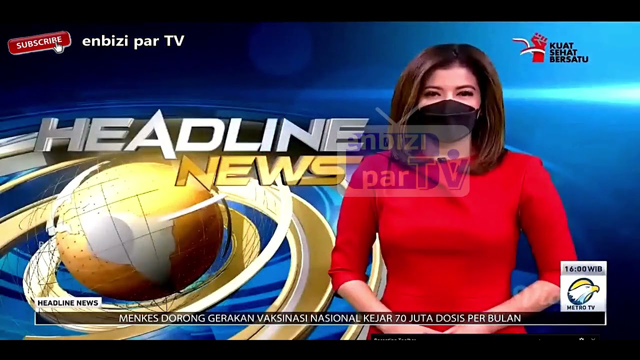 Ident & OBB CBB Headline News Metro TV Bersama Presenter Cantik Zackia ...