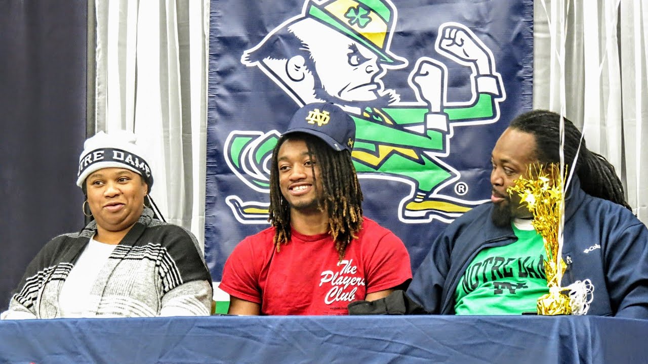 NOTRE DAME LANDS 4⭐ ANTAVIOUS RICHARDSON 🎧 #LGRADIO - YouTube