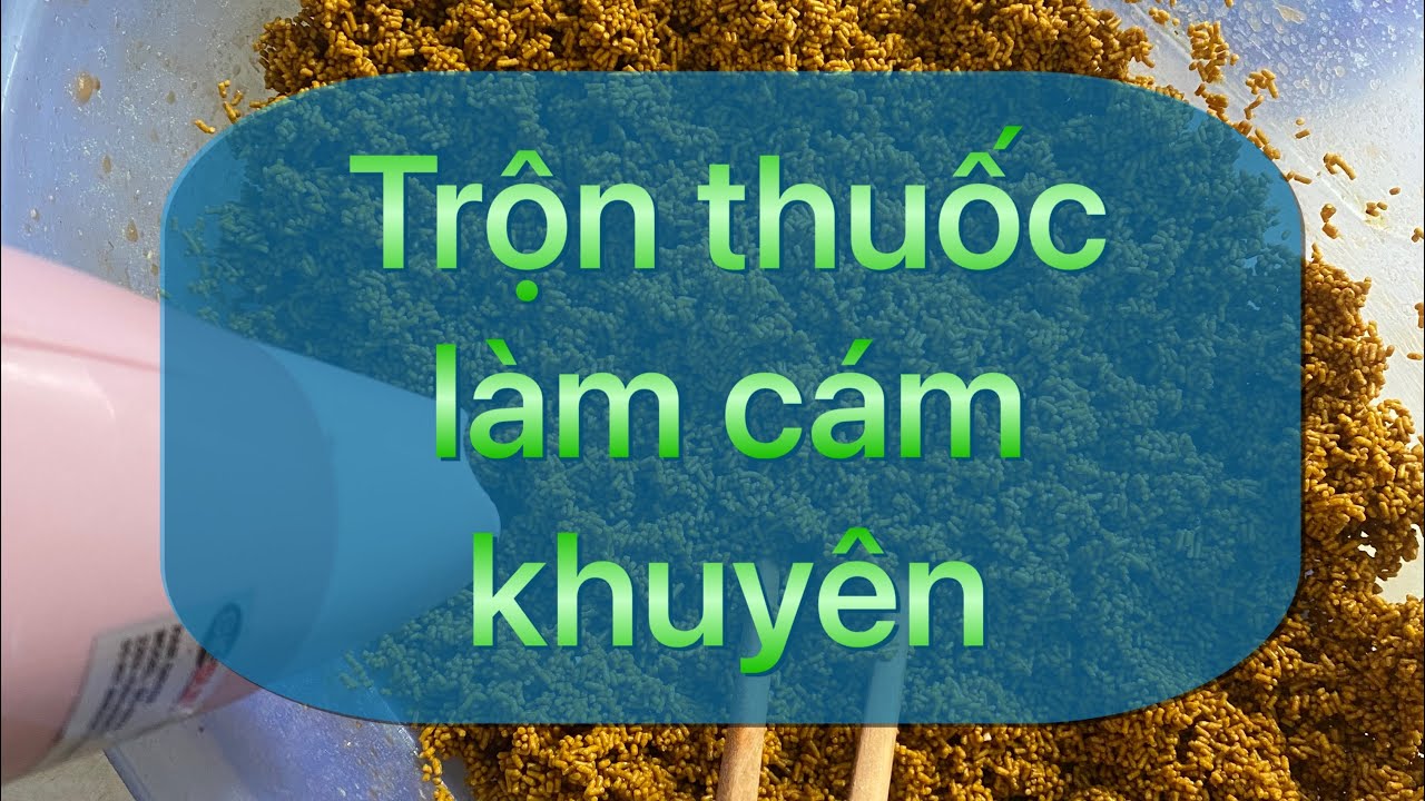 Cách trộn thuốc “adriol testocap” vào cám. - YouTube