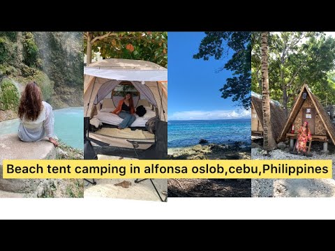 Summer beach tent camping at alfonsa tent ground,oslob,cebu-Philippines ...