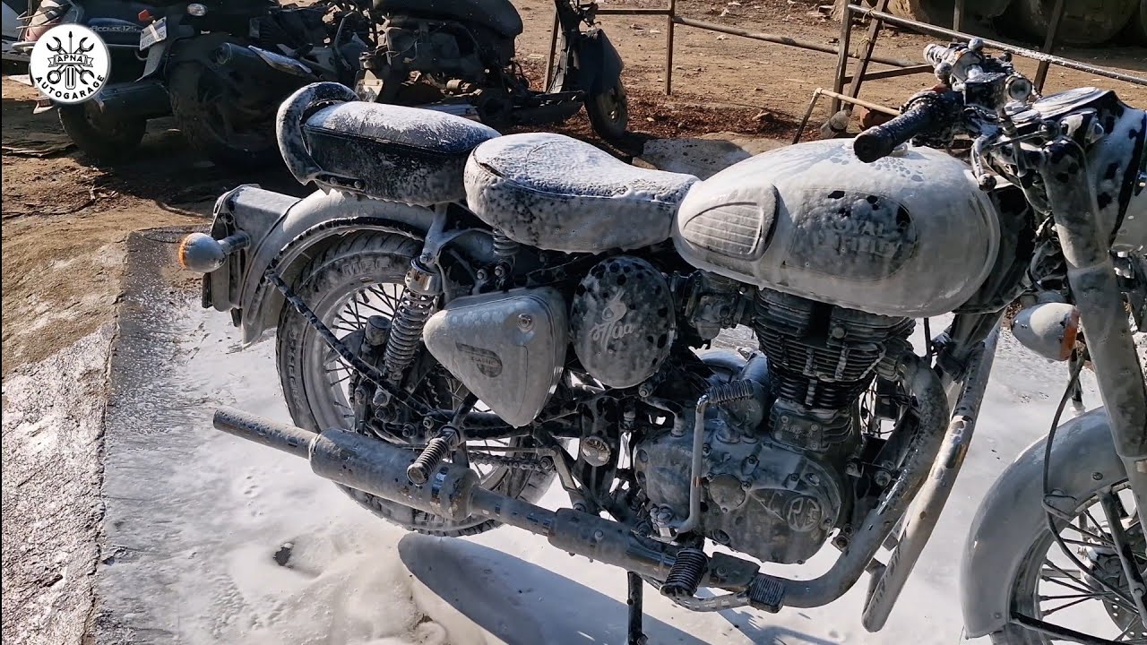 Royal Enfield classic 350 bullet service #automobile #garage #youtube # ...