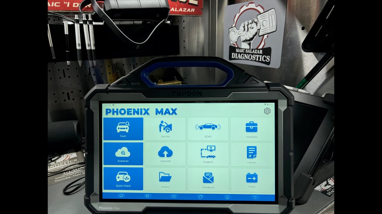 TopDon Phoenix MAX Diagnostics a total game changer Tool review - YouTube