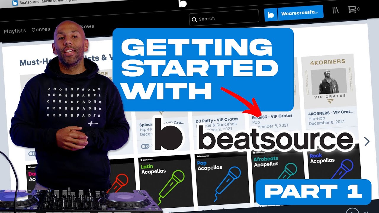Getting Started & Importing Playlists Into DJ Software - Beatsource Tutorial (Part 1) - YouTube
