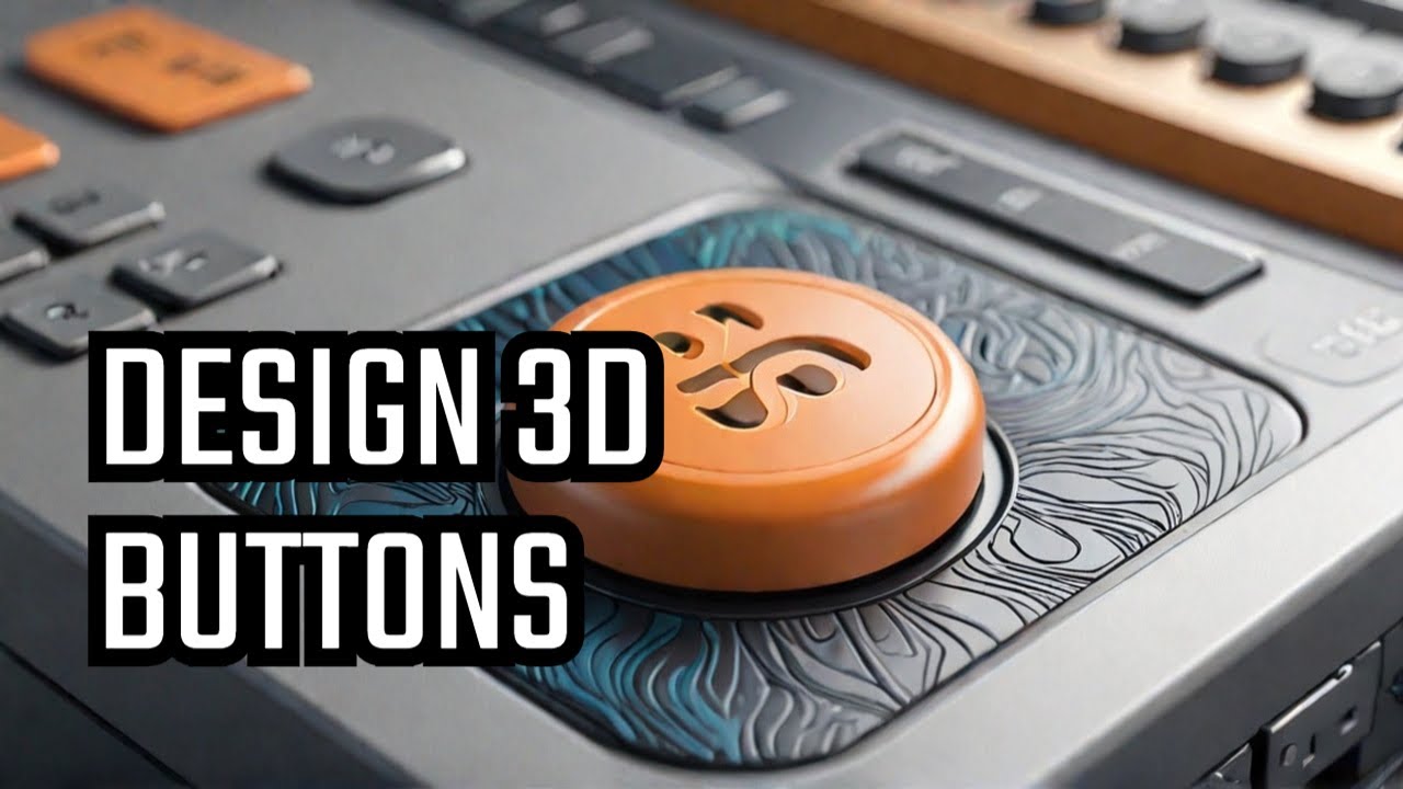 Mastering 3D Button Design From Scratch in Blender - YouTube