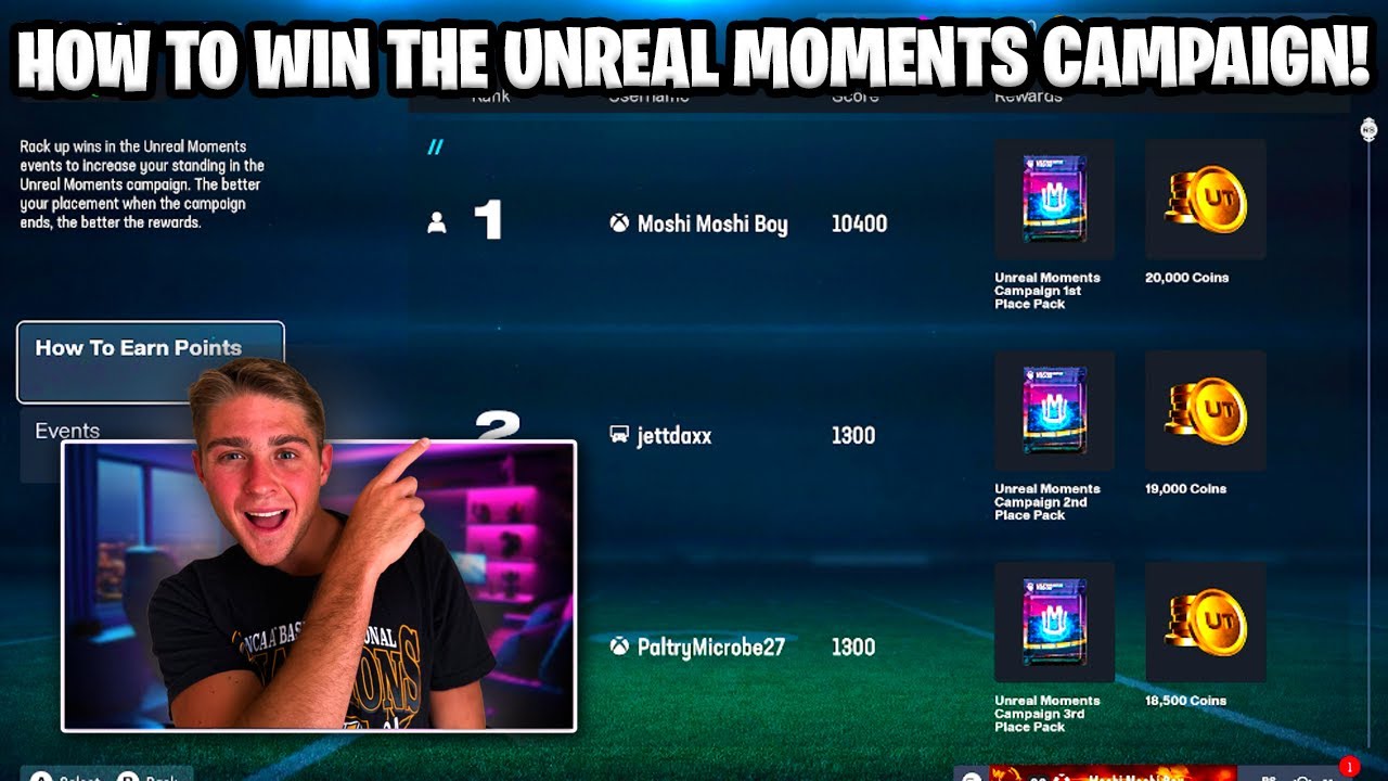 DO THIS NOW TO WIN THE UNREAL MOMENTS CAMPAIGN! FASTEST WAY TO RANK UP ...