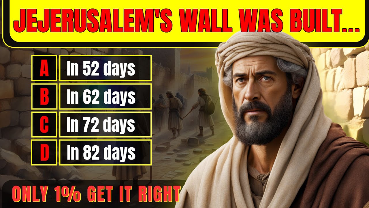 Who is Nehemiah in The Bible? - 25 Bible Questions To Test Your Bible ...