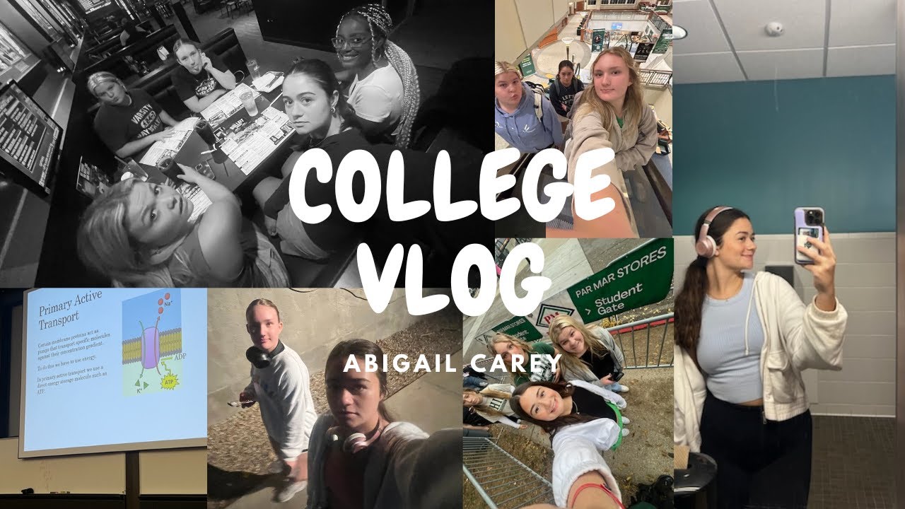 RANDOM COLLEGE VLOG - YouTube