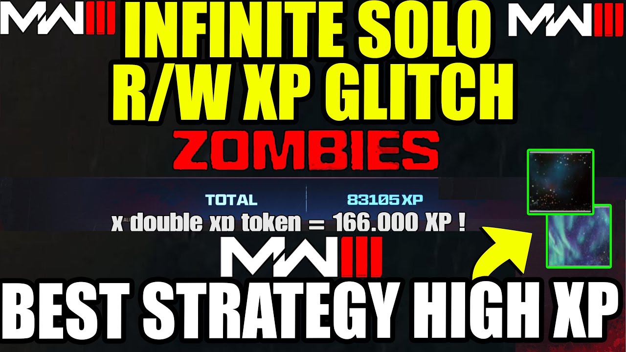 MW3 ZOMBIE GLITCH: 160K XP PER GAME GLITCH ZOMBIES CENTRY GUN GLITCH ...