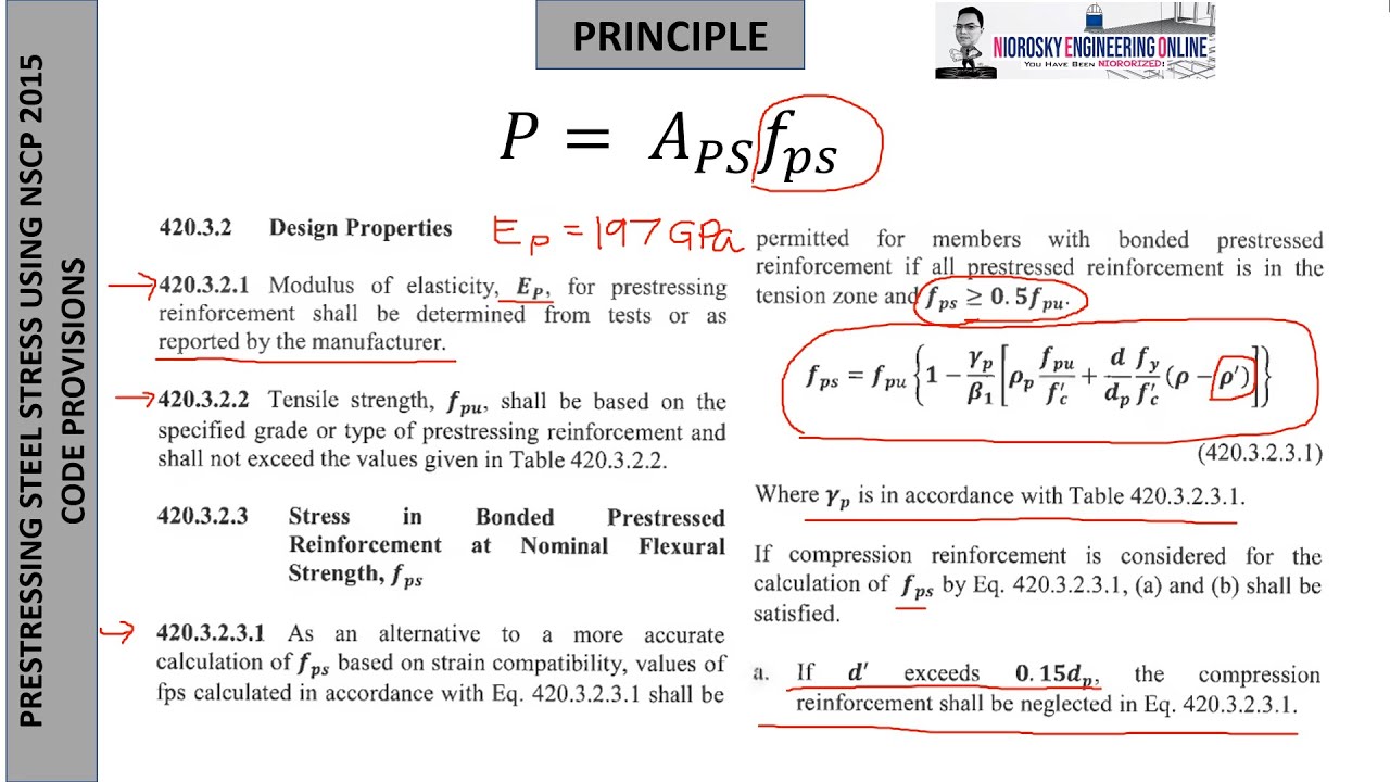 PRESTRESSING STEEL STRESS USING NSCP 2015 CODE PROVISIONS YouTube prestressing-steel-stress-using-nscp-2015-code-provisions-youtube