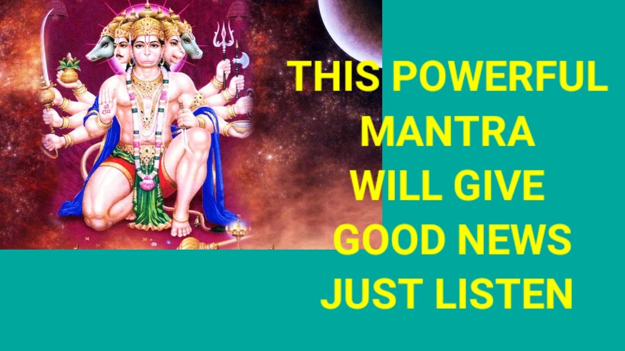 POWERFUL LORD HANUMAN MANTRA ONE MANTRA FOR ALL PROBLEMS - YouTube