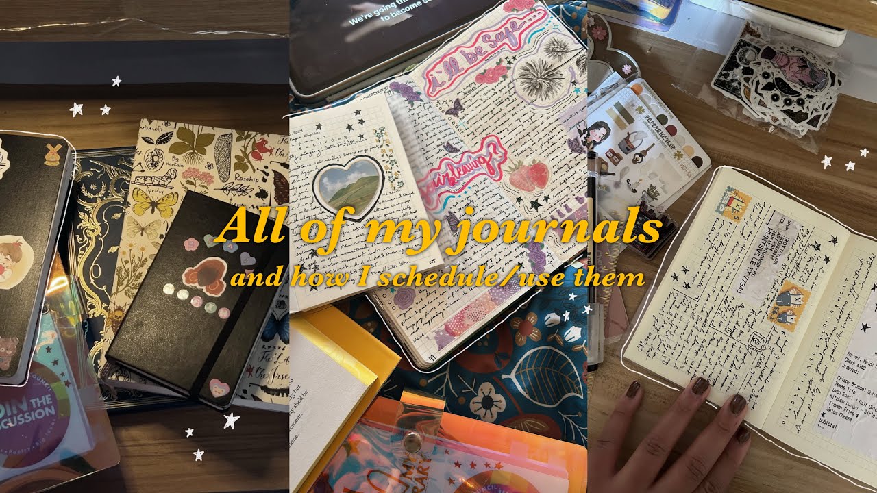 🤍 How I Use My Journals & Make Time to Use Them | (common place, diary ...