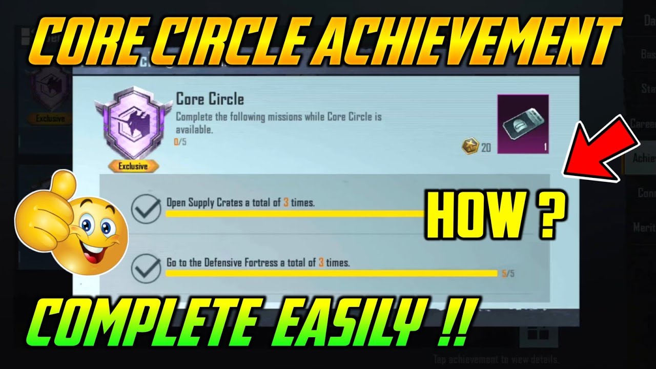 New Core Circle Achievement Explained // How to Complete Core Circle ...