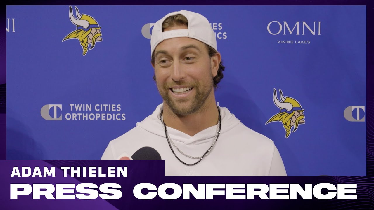 Adam Thielen Talks Being Traded to Vikings, His Excitement to Be Back ...