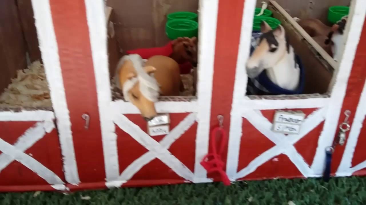 2016 Schleich Barn Tour|Daisy Stalls| - YouTube