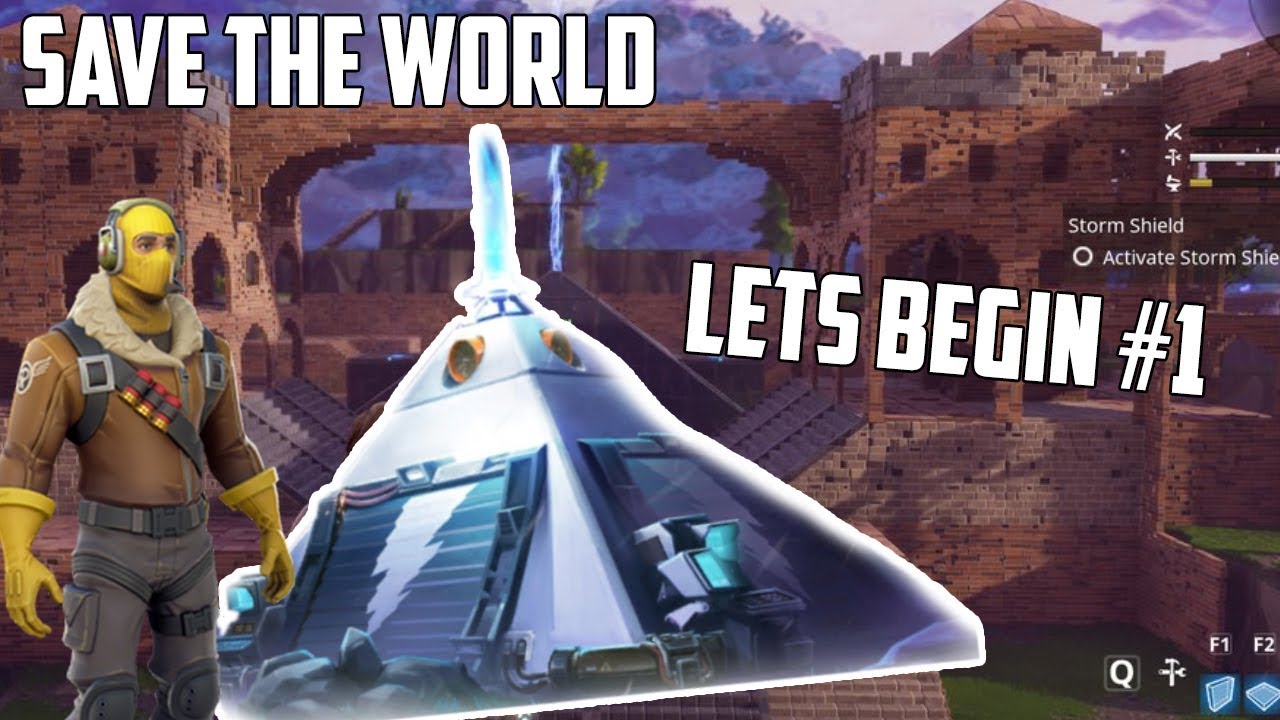 Fortnite STW - #1 SHIELD STARTER! - YouTube