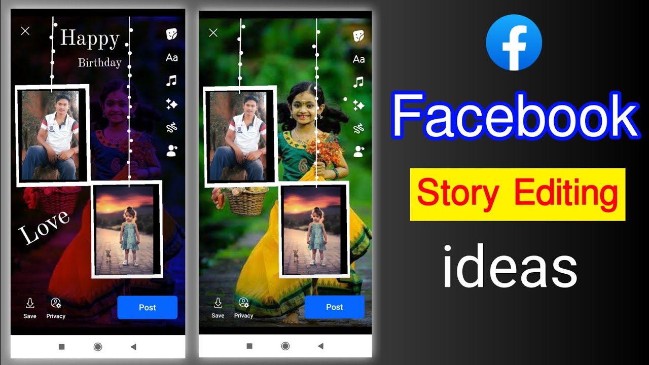 Facebook story editing ideas | Facebook story ideas | How to make style ...