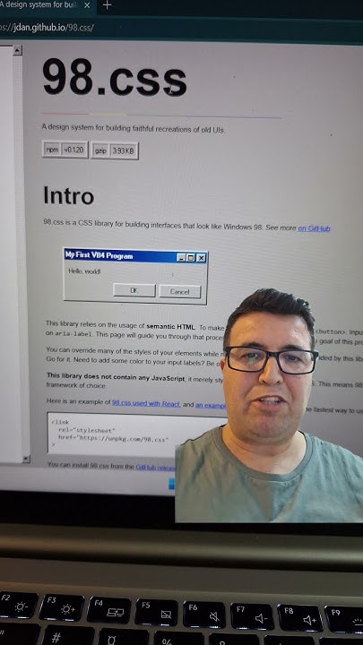 معرفی کتابخانه 98css برنامهنویسی سیاساس وب Css Coding جاوااسکریپت Programming آموزش