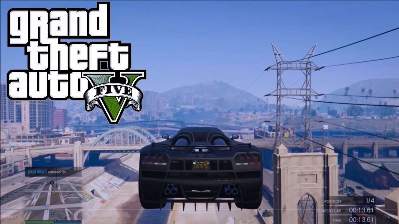 "NICE AIR!!!!" SUPER CAR DOWN TOWN SEWER RACE!! (GTA ONLINE RACES) (GTA ...