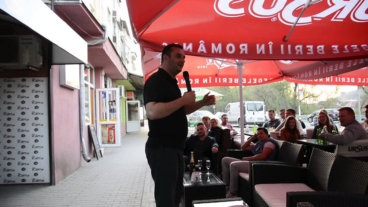 kaffa cafe - Stand up comedy cu Nicu bendea part2 - YouTube