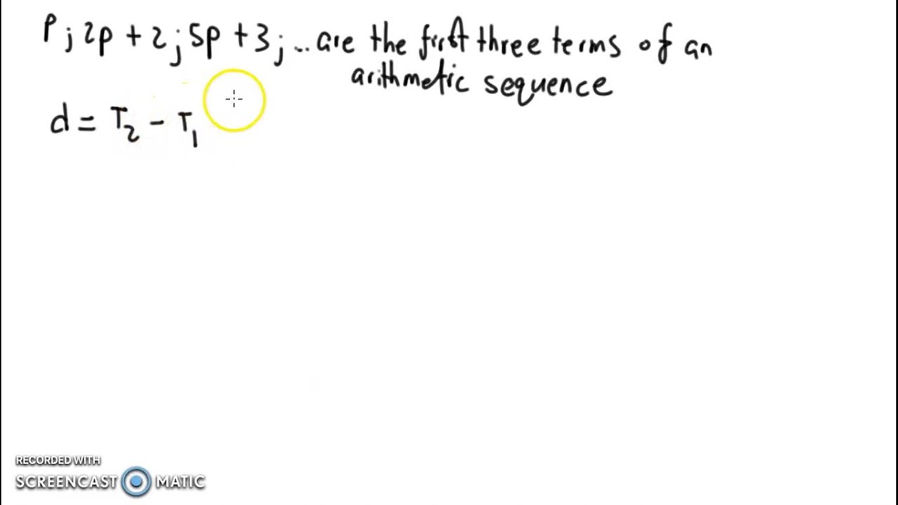 Arithmetic Sequence Problems With Unknown Variables Solved Part4 arithmetic-sequence-problems-with-unknown-variables-solved-part4