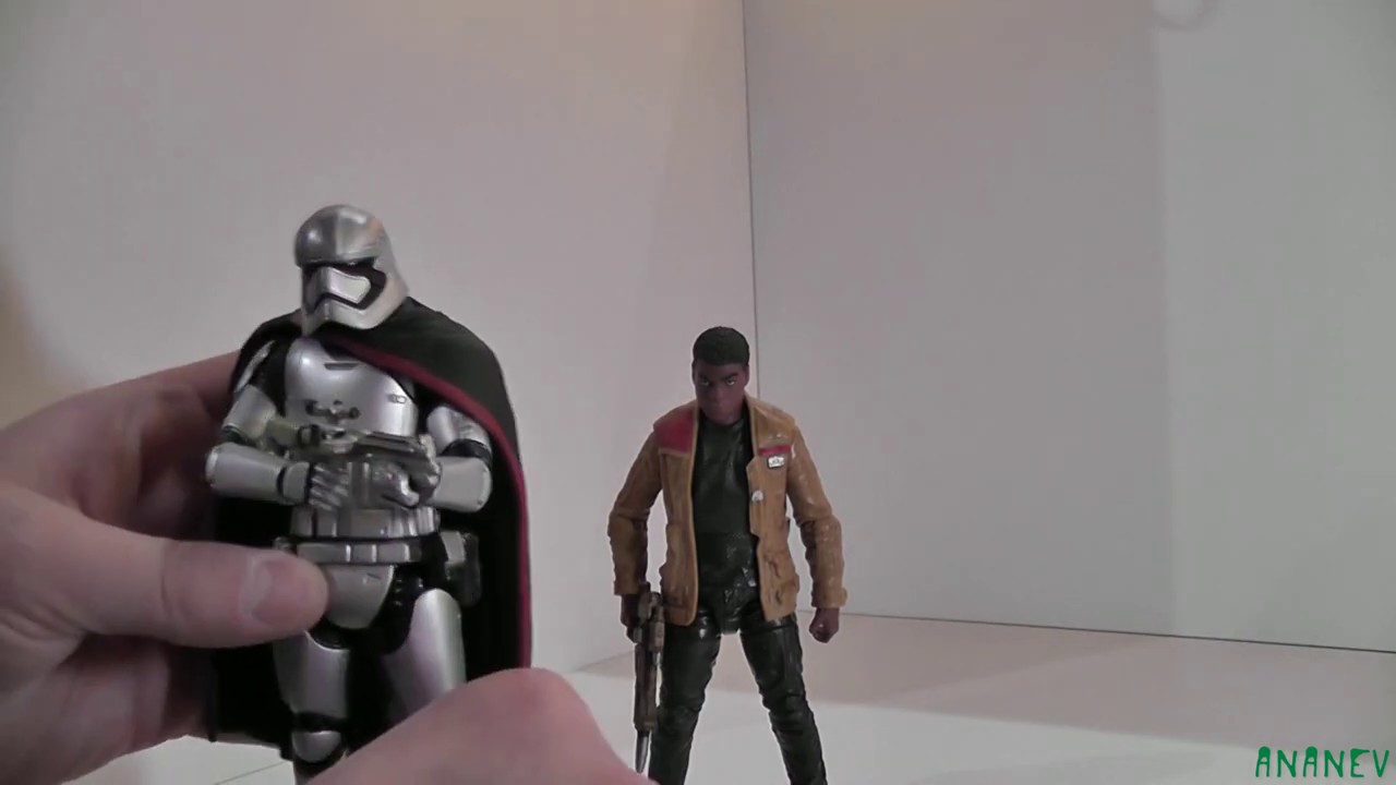star wars black series capitan plasma and finn - YouTube