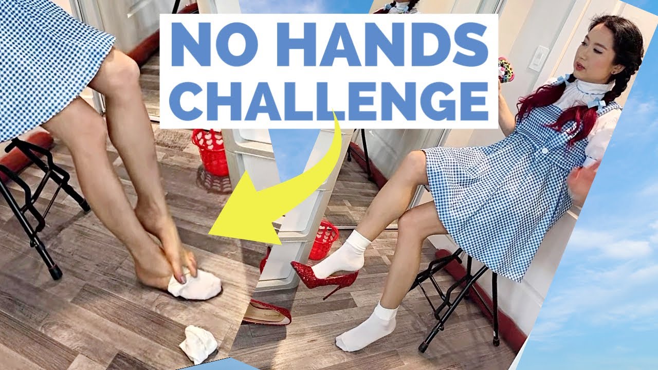Socks Removal Without Hands, Layering Pantyhose Nylons Shoe Drop ...