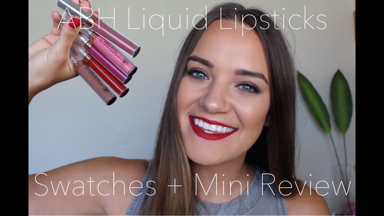 Anastasia Beverly Hills Liquid Lipsticks || Swatches + Mini Review ...