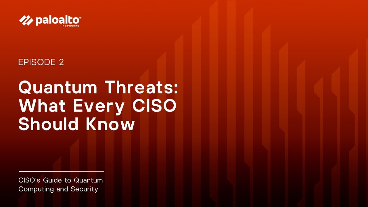 A CISO's Guide to Quantum Security Episode 2 - YouTube
