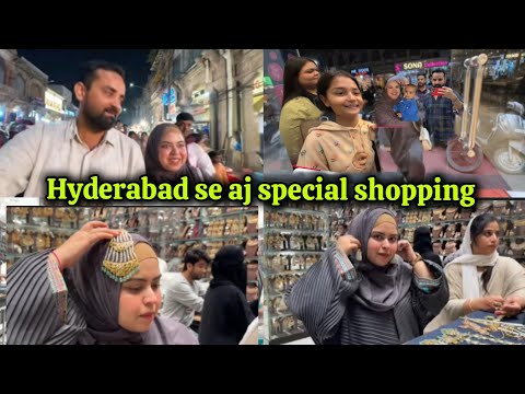 Aj Hyderabad se ki special shopping 🛍️🛒 aj sabko Hyderabad ghoomate h 😳 Saba ka jahan vlogs 