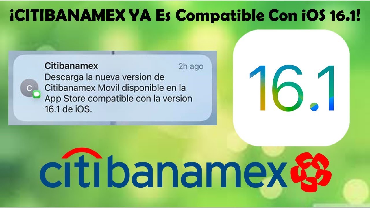 #CITIBANAMEX Ya Disponible Para Usuarios #iPhone | #Banamex #APP Ya Es ...