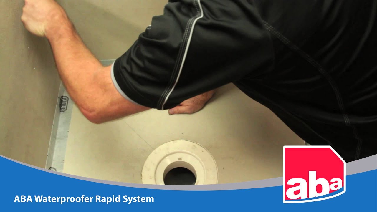 ABA Waterproofer Rapid - Undertile Waterproofing System - YouTube