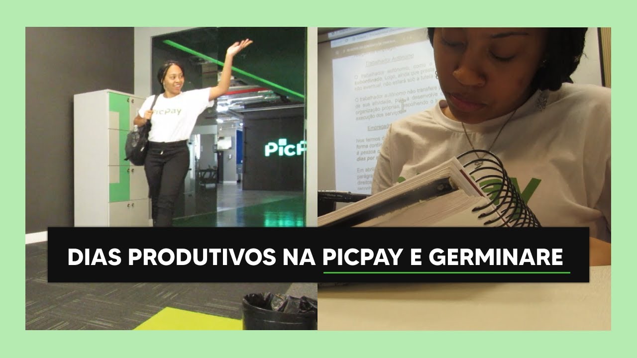 Vlog dia a dia comigo | Trabalho e escola na Germinare - YouTube