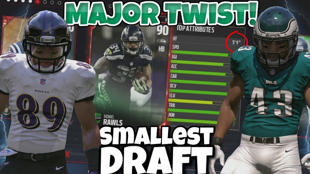 WORLD'S SMALLEST DRAFT EVER WITH A HUGE TWIST!! Madden Draft Challenge ...