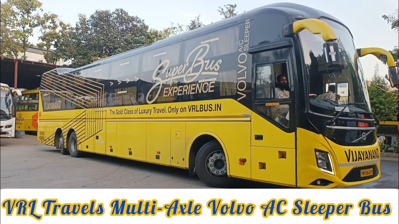 VRL New Volvo Multi-Axle AC Sleeper Bus Just Arrived at Parking Yard ...